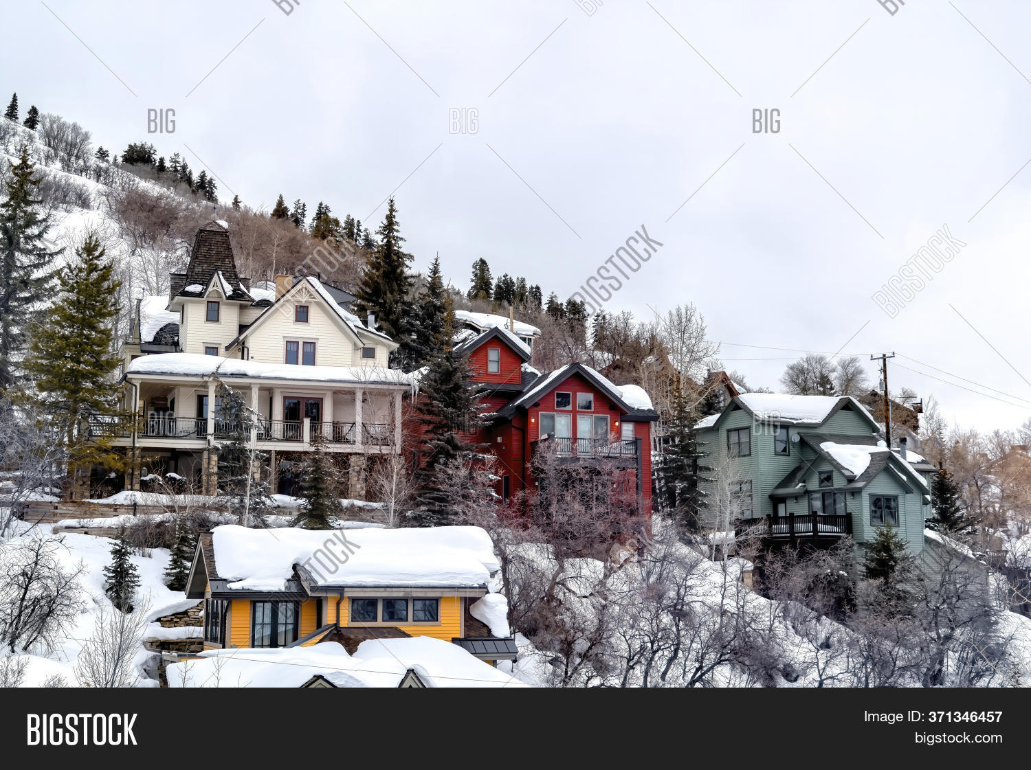 Snow Covered Hill Image & Photo (Free Trial) | Bigstock