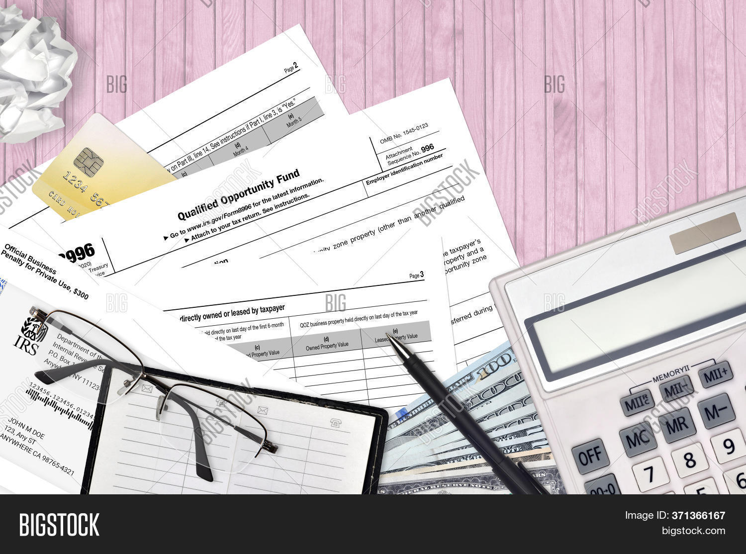 Irs Form 8996 Image & Photo (Free Trial) | Bigstock