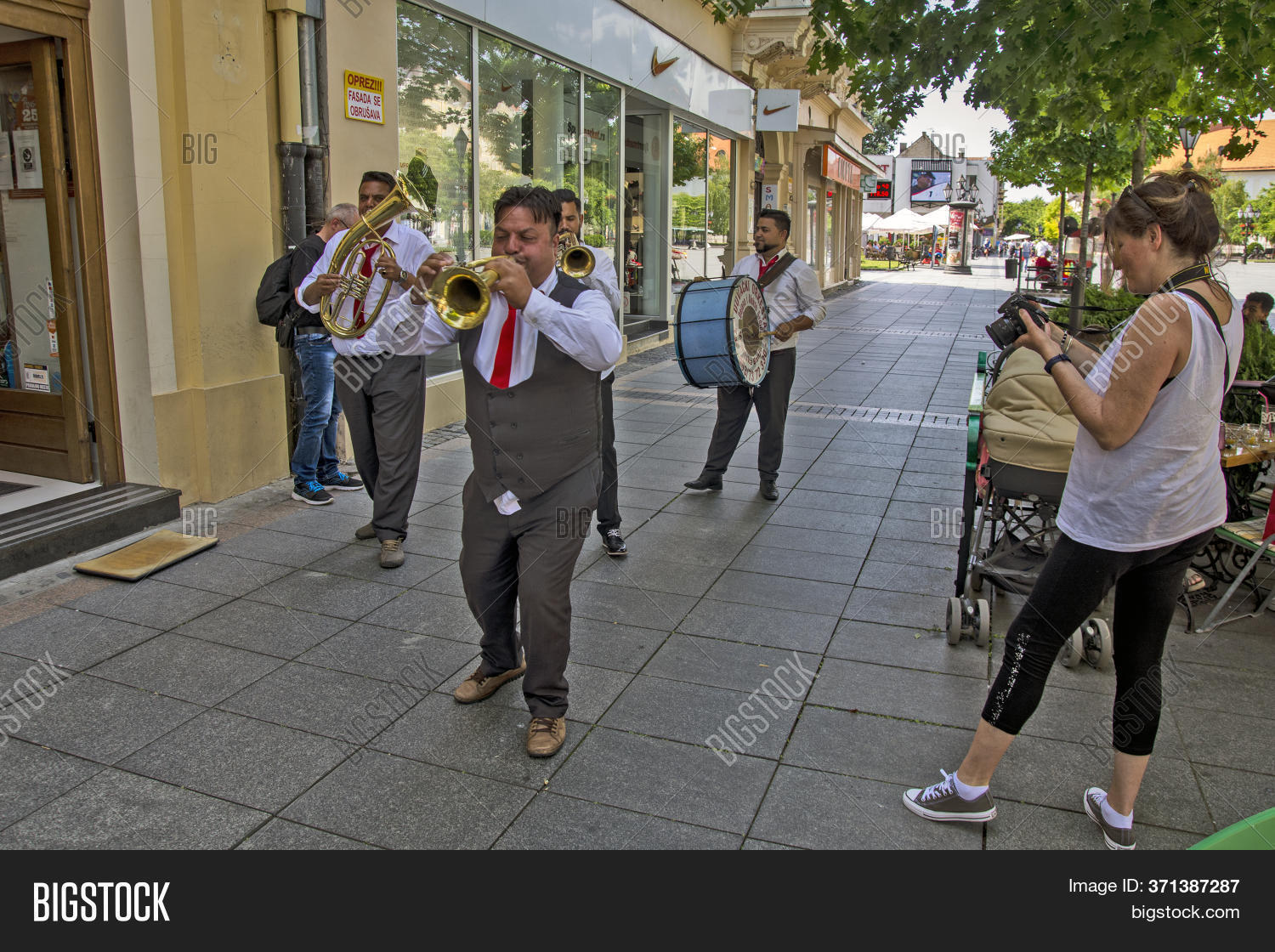 Street Trumpeters Image & Photo (Free Trial) | Bigstock