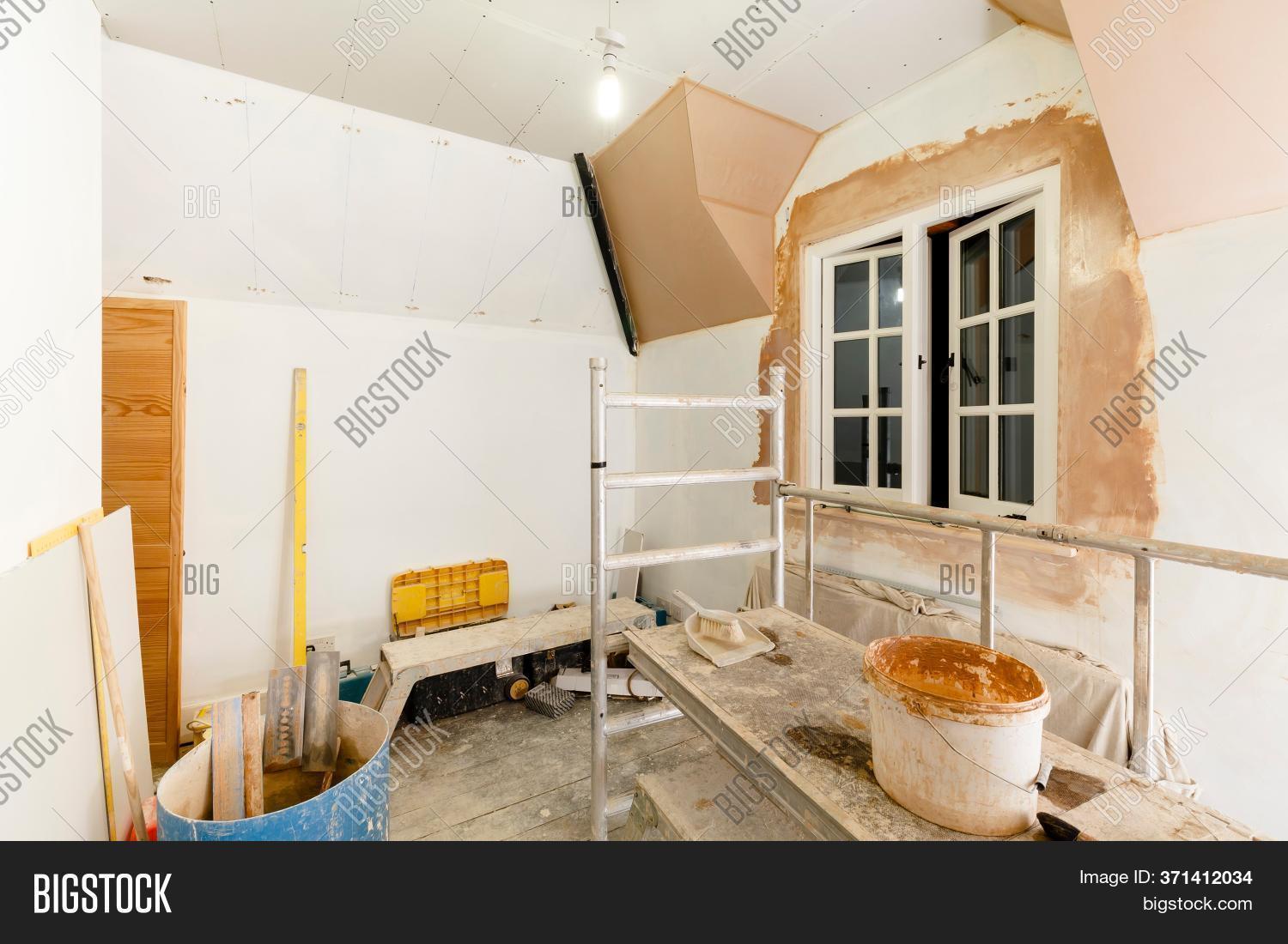 Plastering Room, Image & Photo (Free Trial) | Bigstock