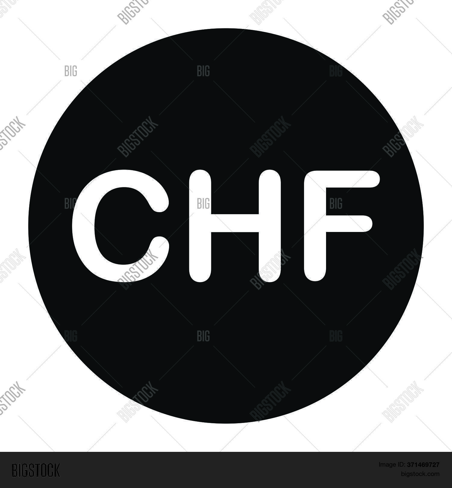 Chf Swiss Franc Vector & Photo (Free Trial) | Bigstock