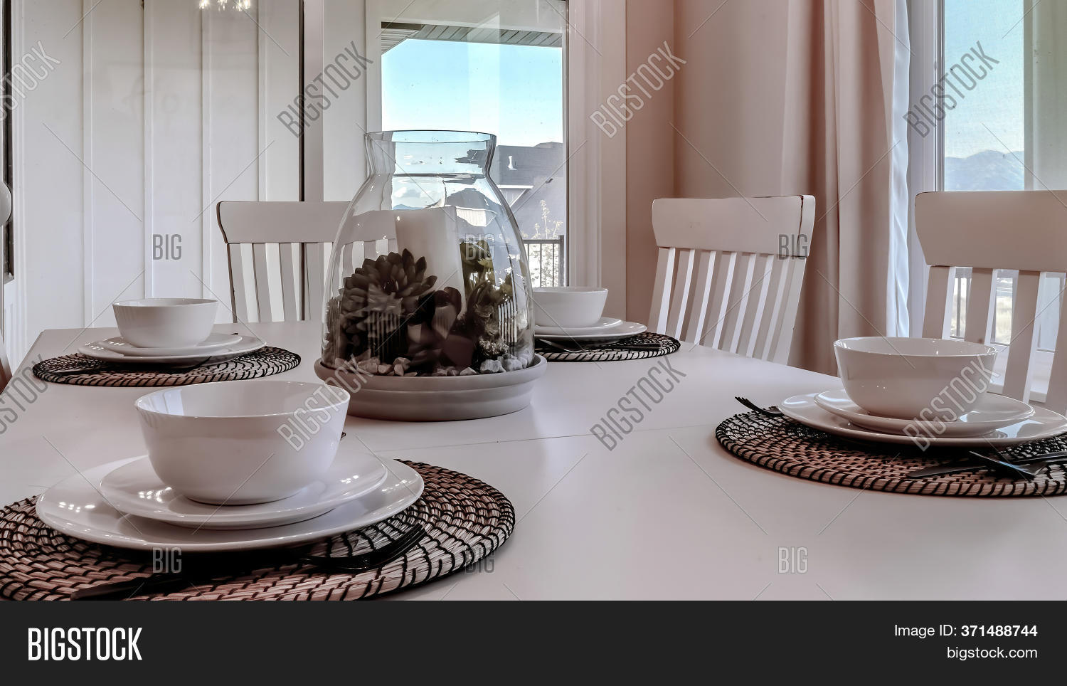 Panorama Dining Table Image & Photo (Free Trial) | Bigstock
