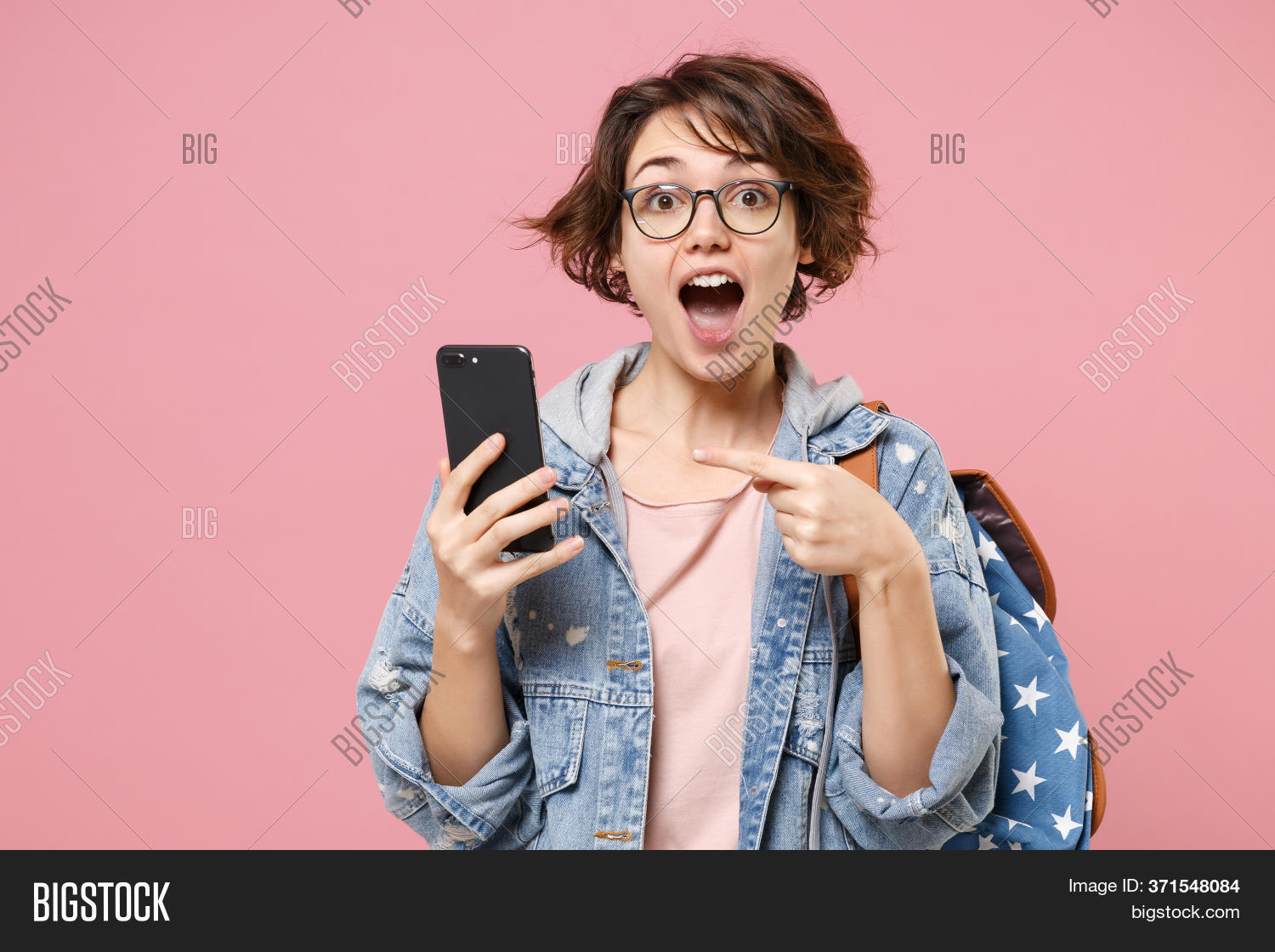 Surprised Girl Student Image & Photo (Free Trial) | Bigstock