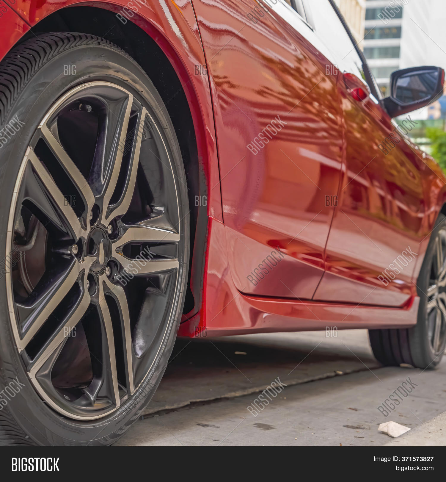 Square Shiny Red Car Image & Photo (Free Trial) | Bigstock