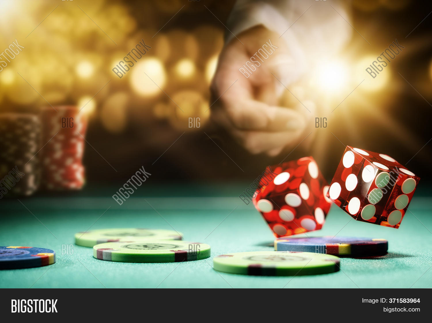 Man Gambling Craps Image & Photo (Free Trial) | Bigstock