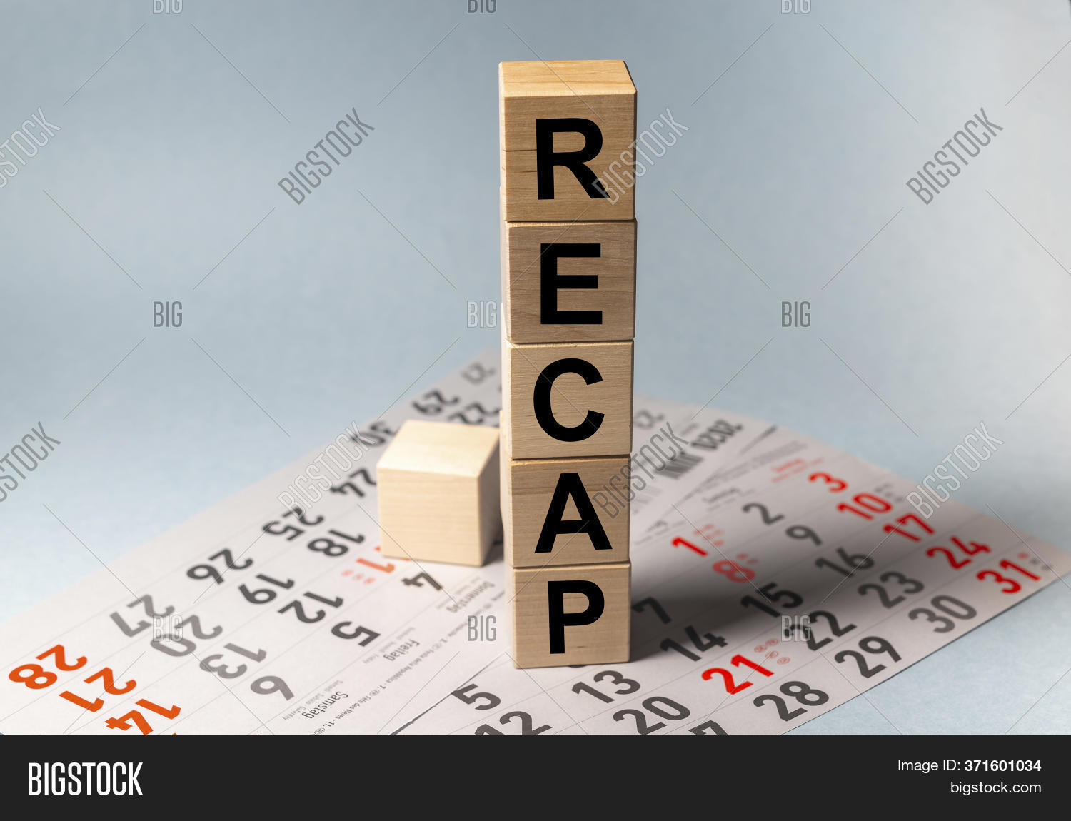 Recap Word Wooden Image & Photo (Free Trial) | Bigstock