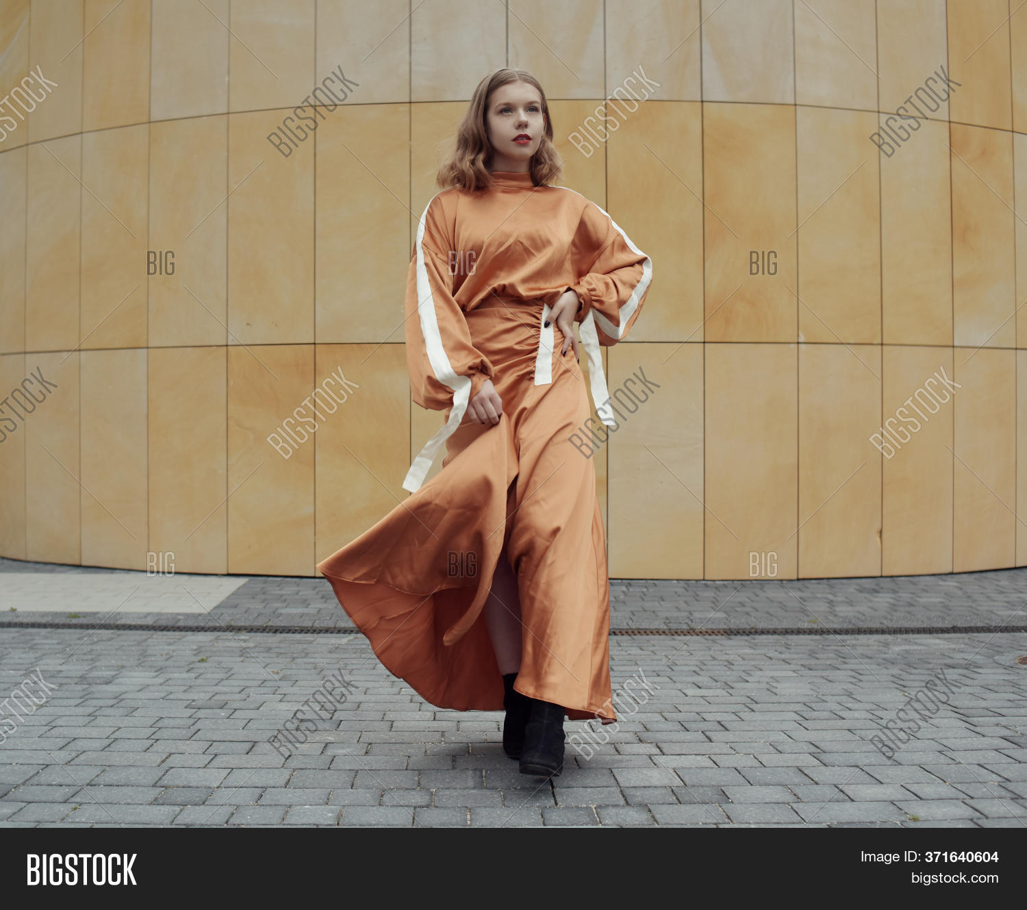 Girl Model Long Dress Image & Photo (Free Trial) | Bigstock