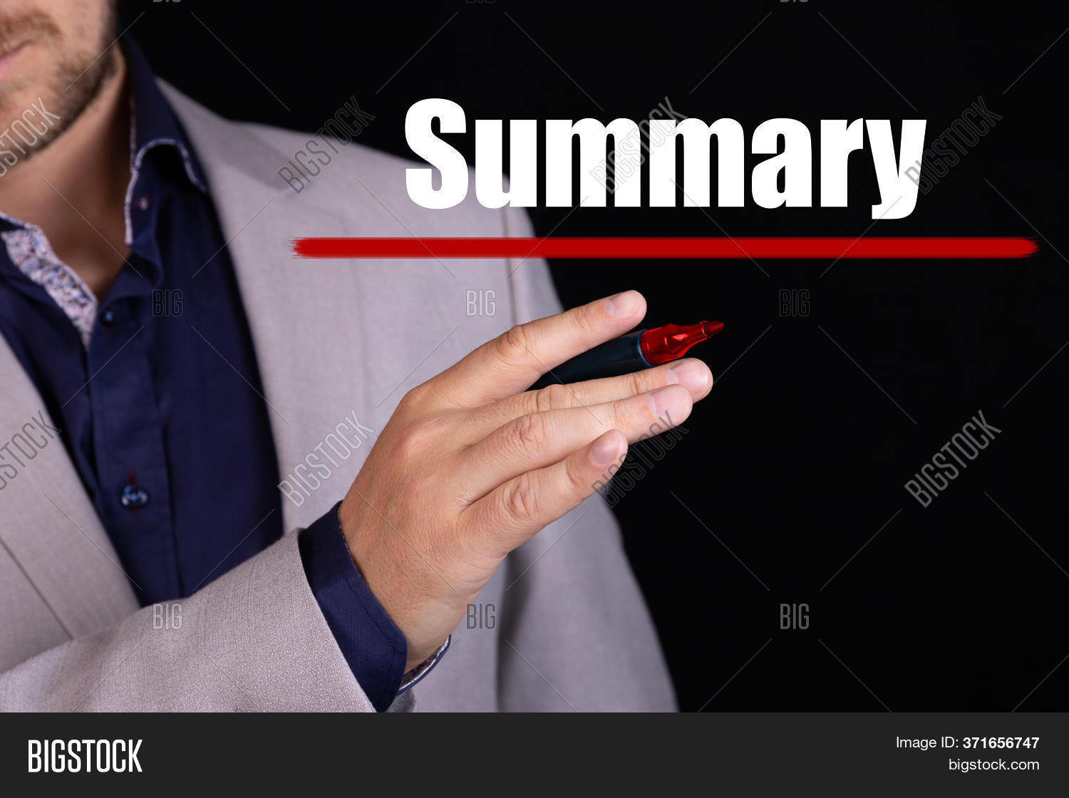 Summary Text Written Image & Photo (Free Trial) | Bigstock