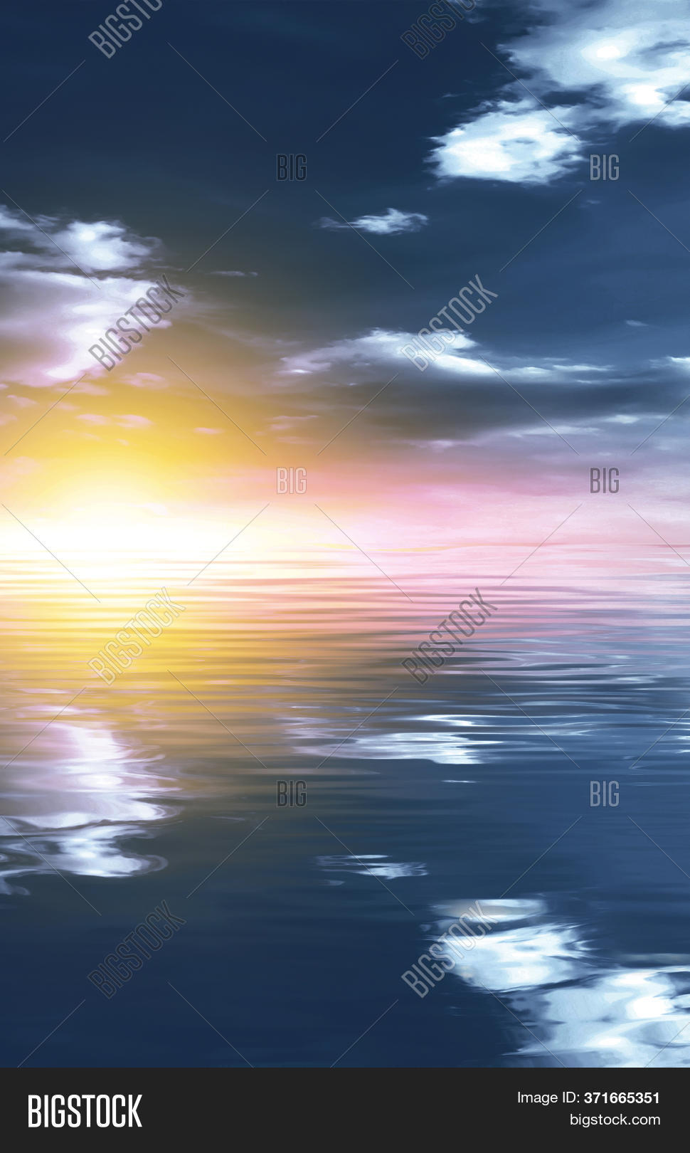 Summer Landscape. Blue Image & Photo (Free Trial) | Bigstock