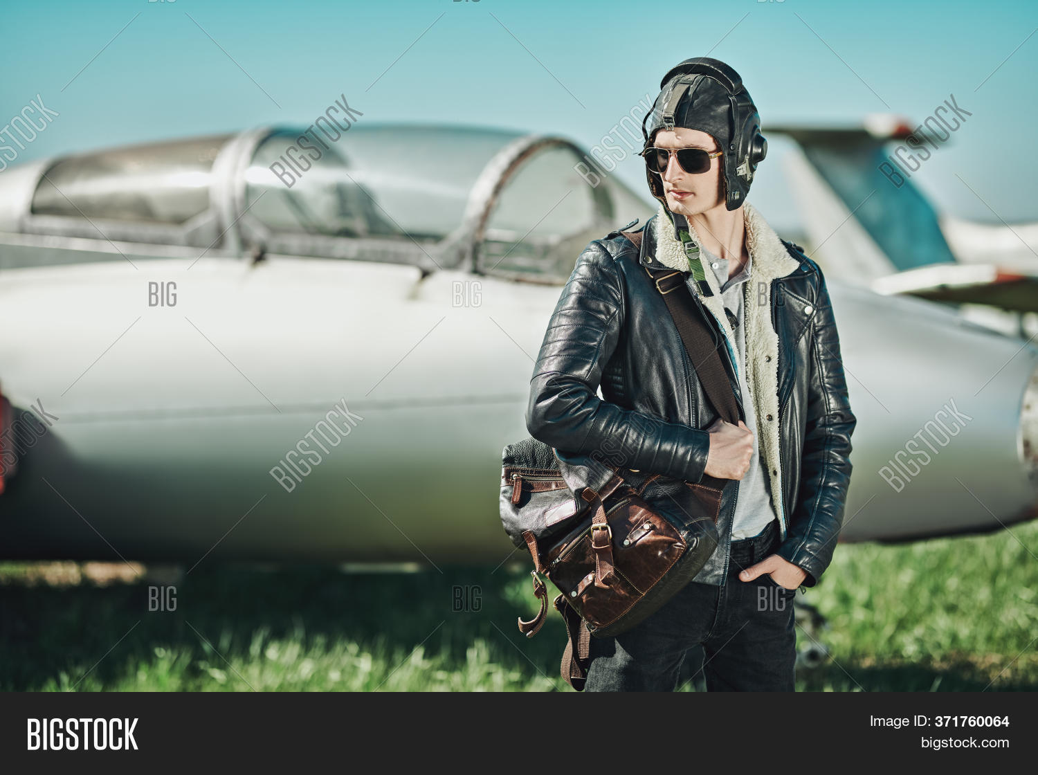 Handsome Man Pilot Image & Photo (Free Trial) | Bigstock