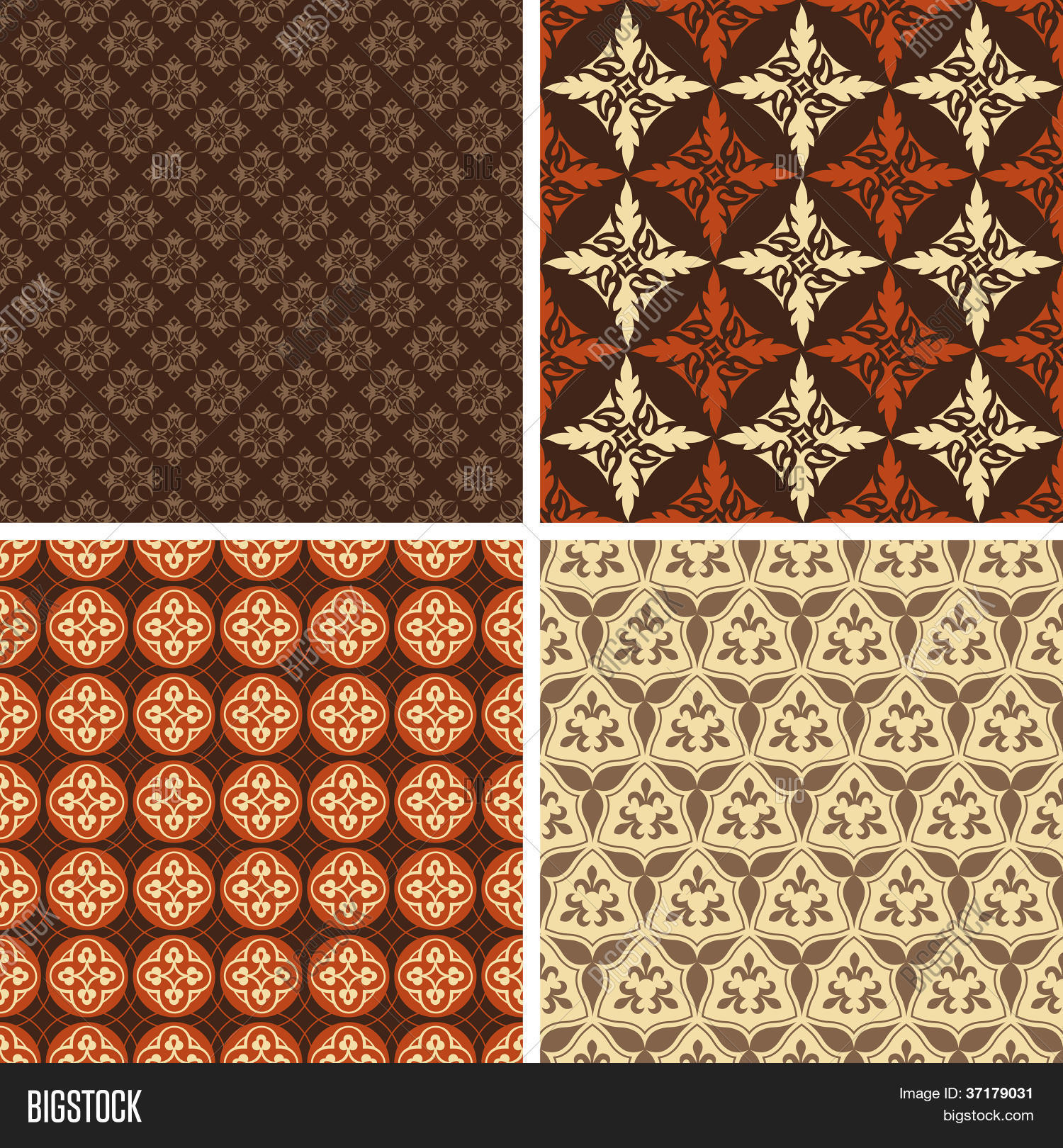 Set Four Square Vector & Photo (Free Trial) | Bigstock