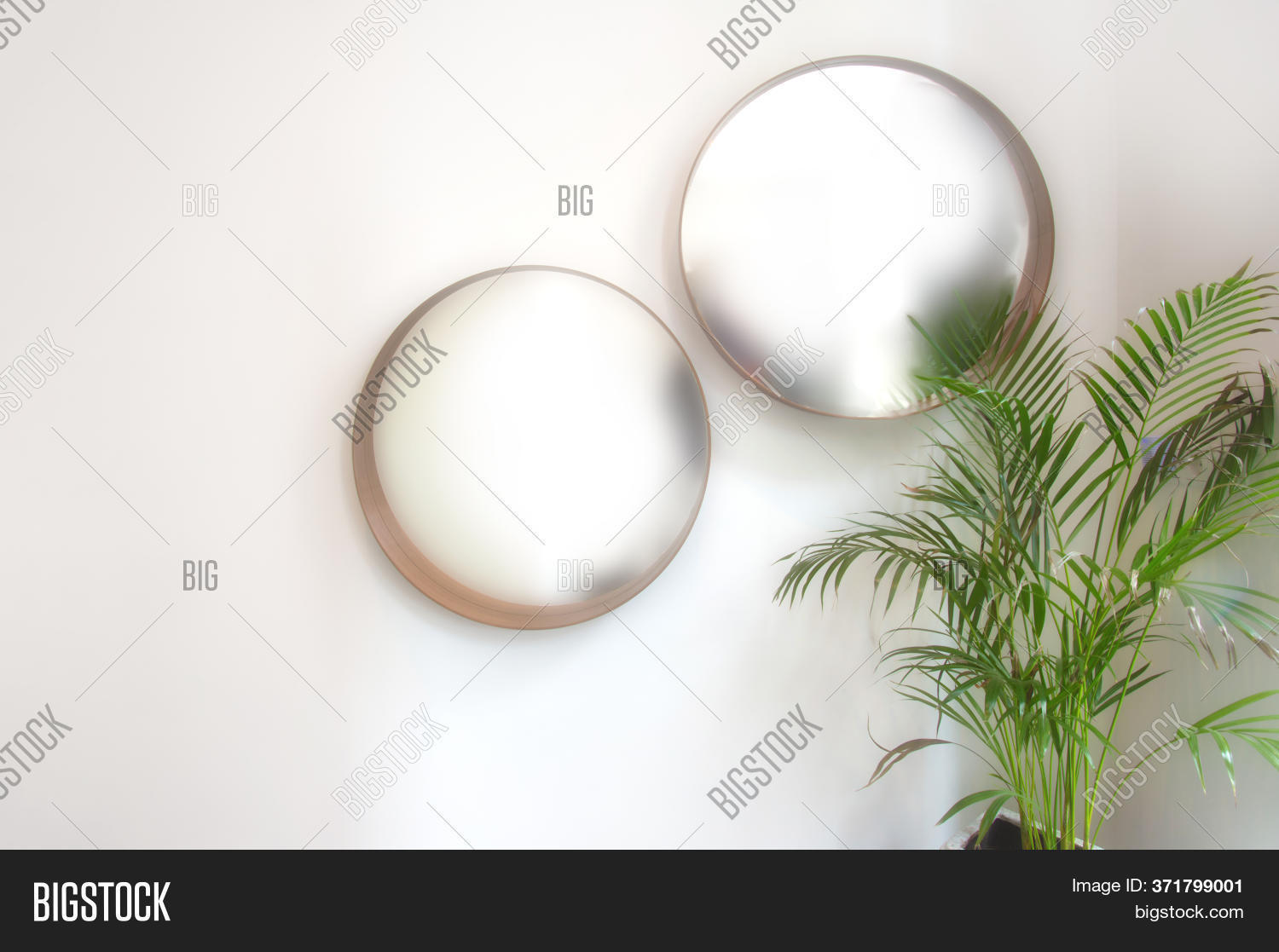 Two Oval Round Mirrors Image & Photo (Free Trial) | Bigstock