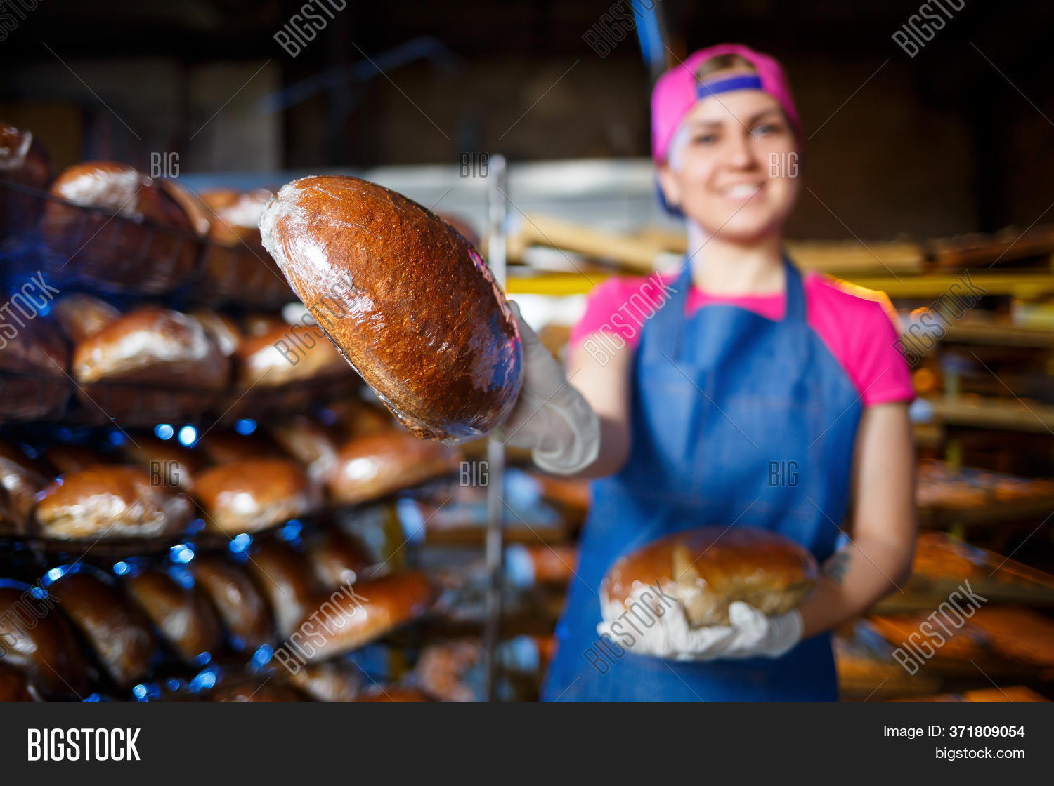 Smiling Baker Girl Image & Photo (Free Trial) | Bigstock