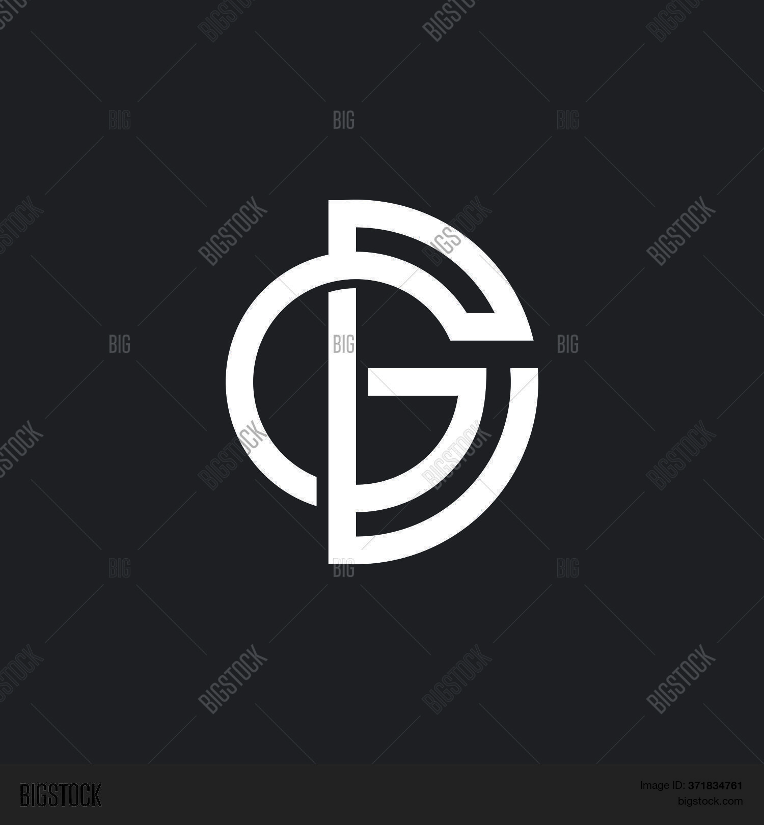 Letter Gd Linked Vector & Photo (Free Trial) | Bigstock