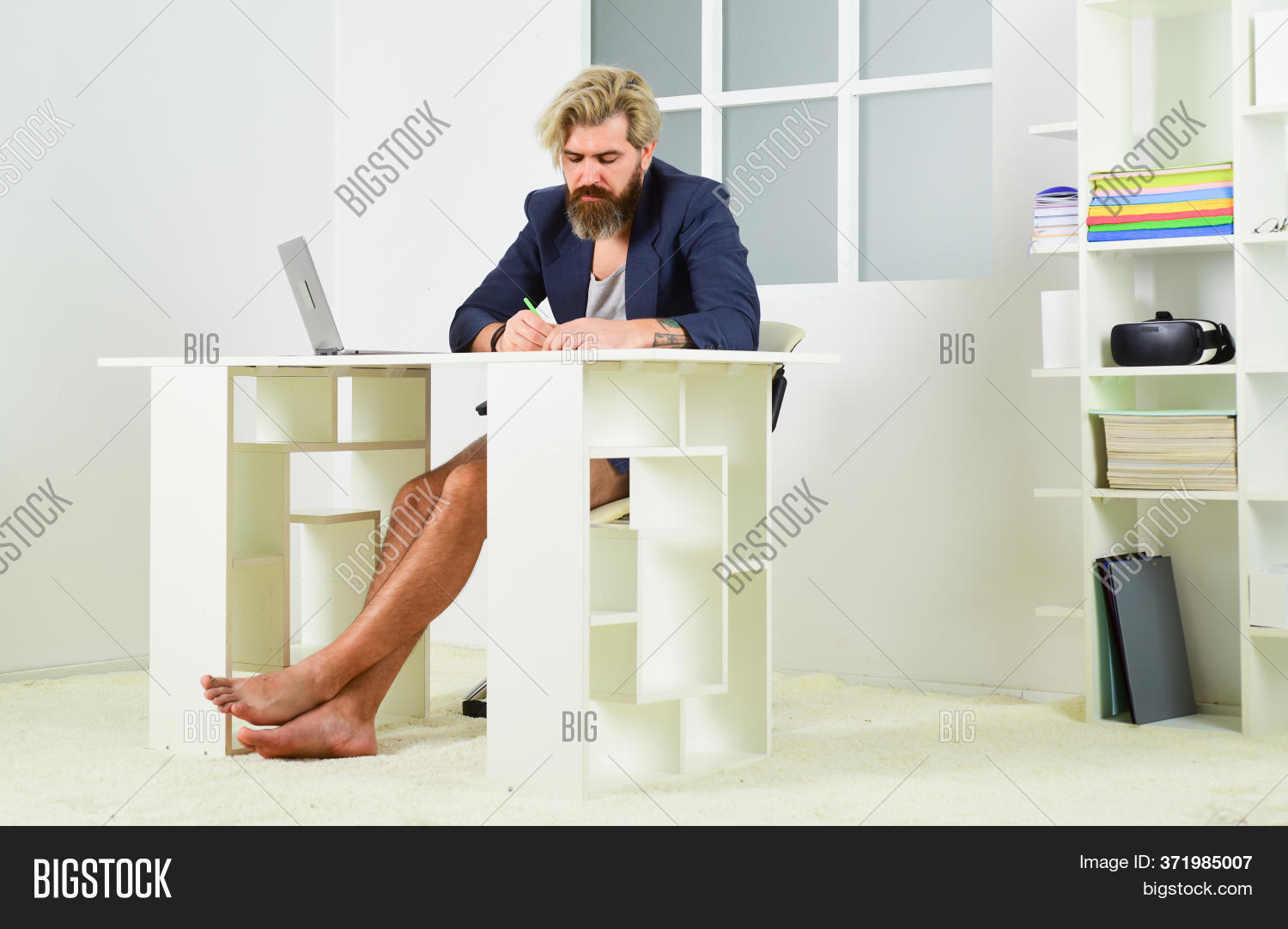 Barefoot Businessman Image & Photo (Free Trial) | Bigstock