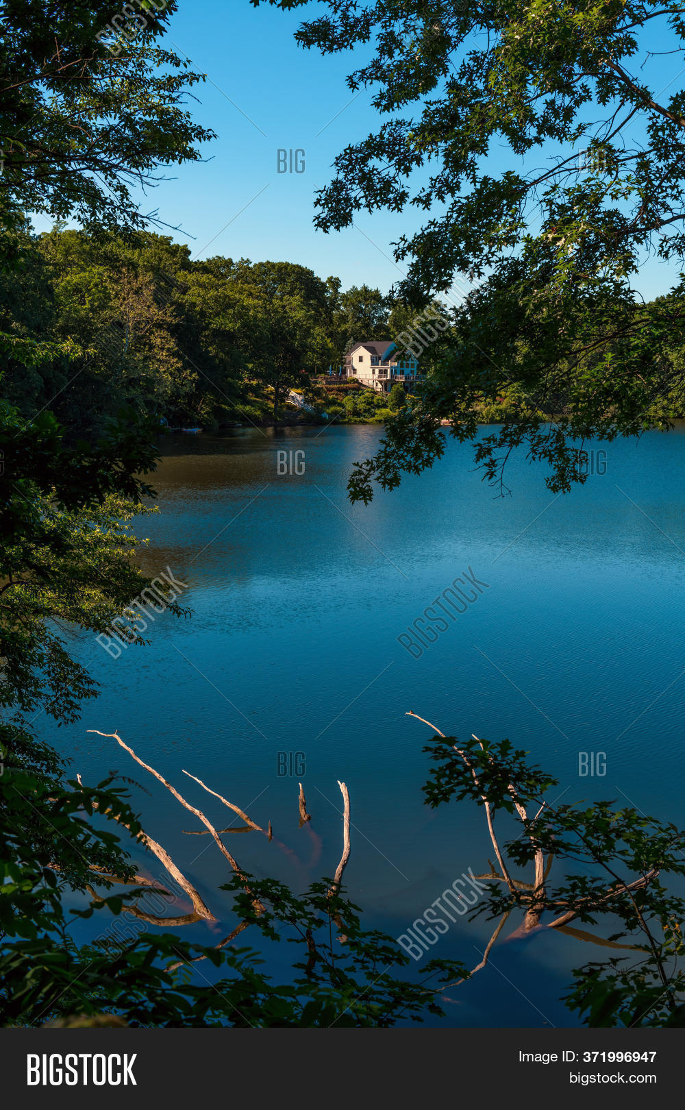 Scenic Manmade Lake Image & Photo (Free Trial) | Bigstock