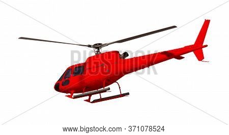 Red Helicopter Image & Photo (Free Trial) | Bigstock