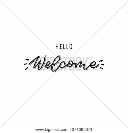 Hello Welcome Vector & Photo (Free Trial) | Bigstock
