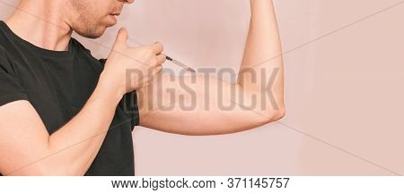 Man Inject Steroid Image & Photo (Free Trial) | Bigstock