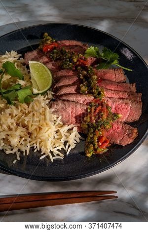 Rib-eye Steak Cooked Image & Photo (Free Trial) | Bigstock