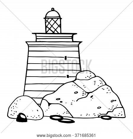 Cartoon Lighthouse Vector & Photo (Free Trial) | Bigstock