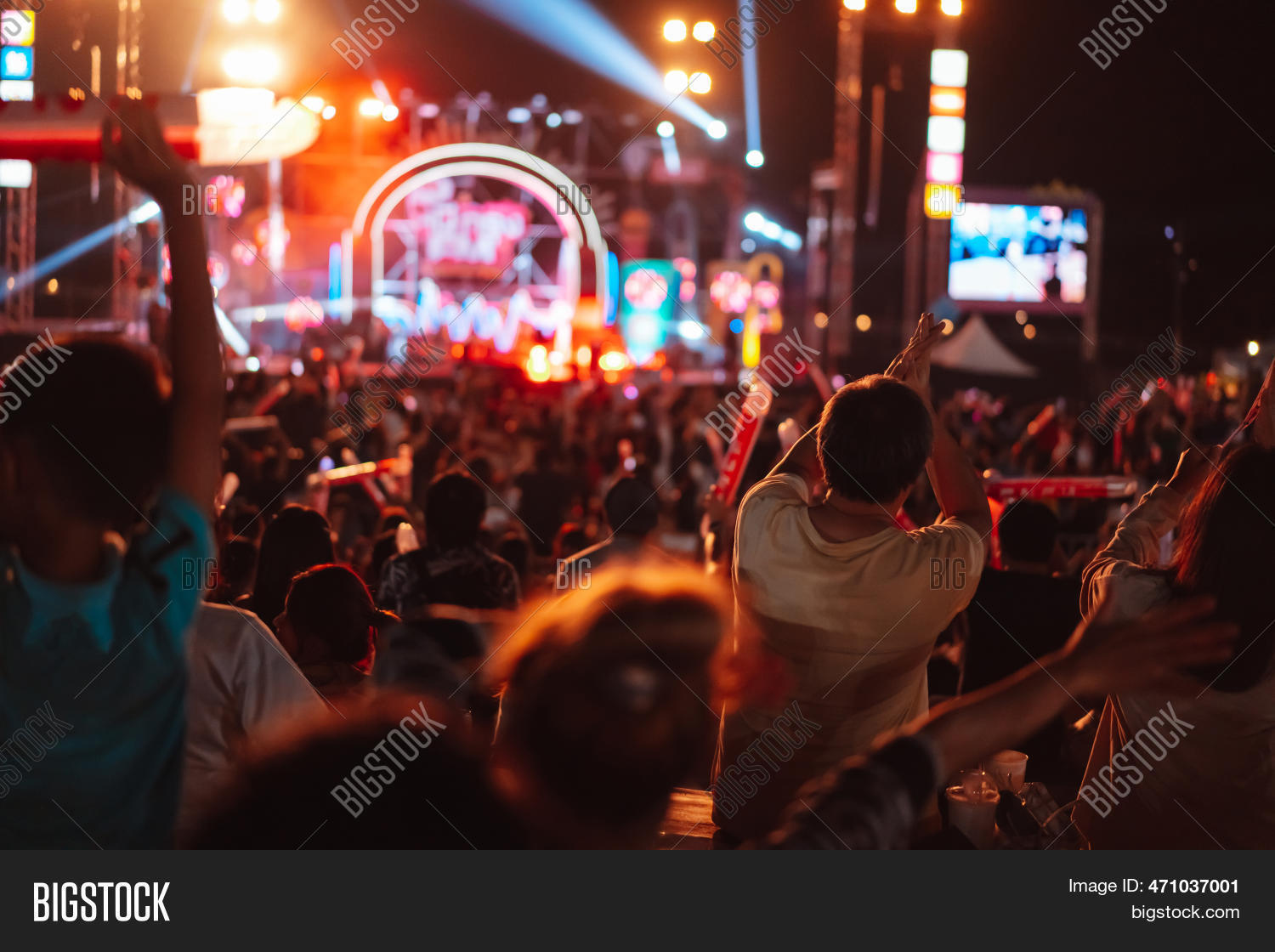 Crowd Hands Concert Image & Photo (Free Trial) | Bigstock