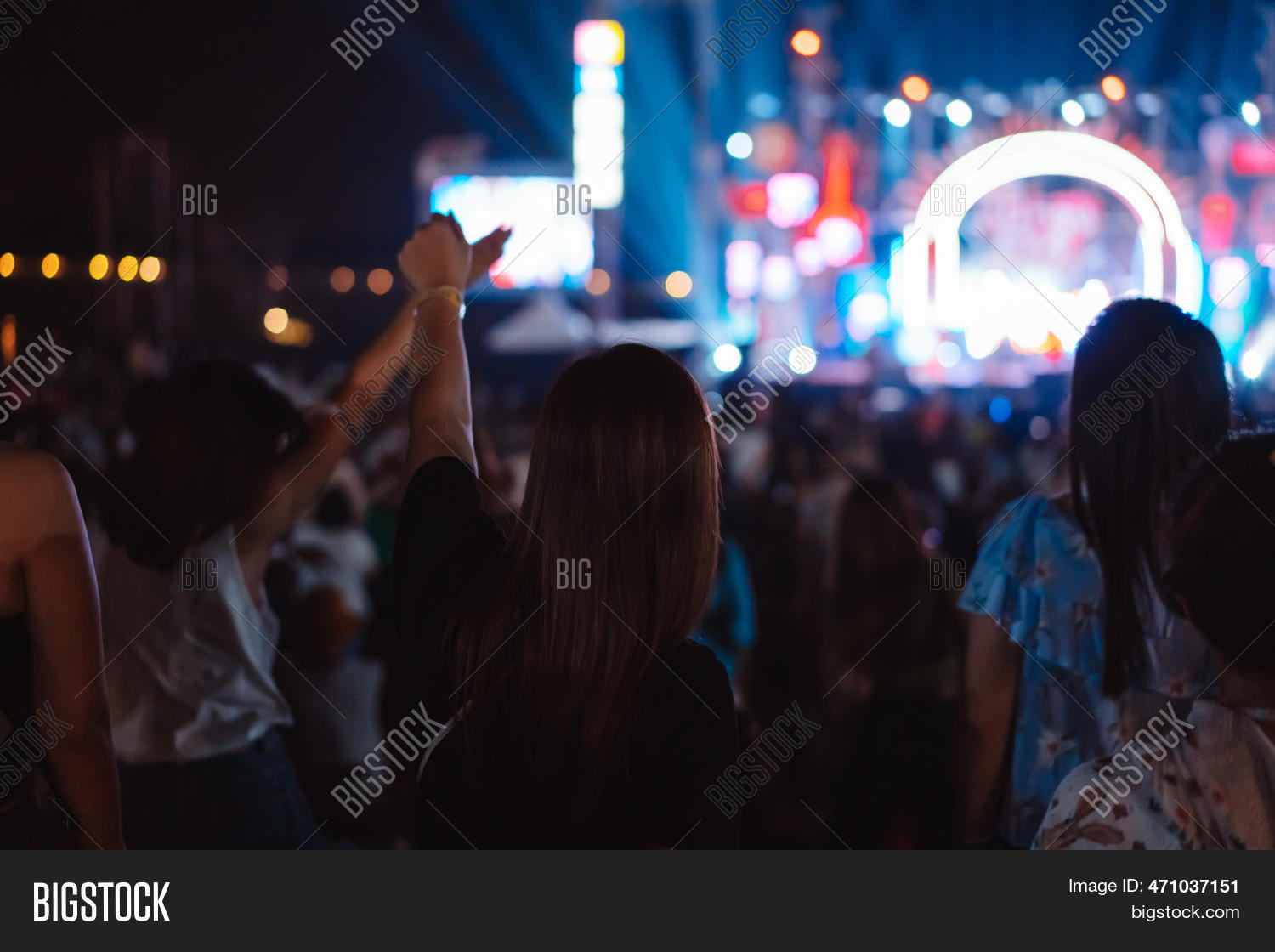 Crowd Hands Concert Image & Photo (Free Trial) | Bigstock