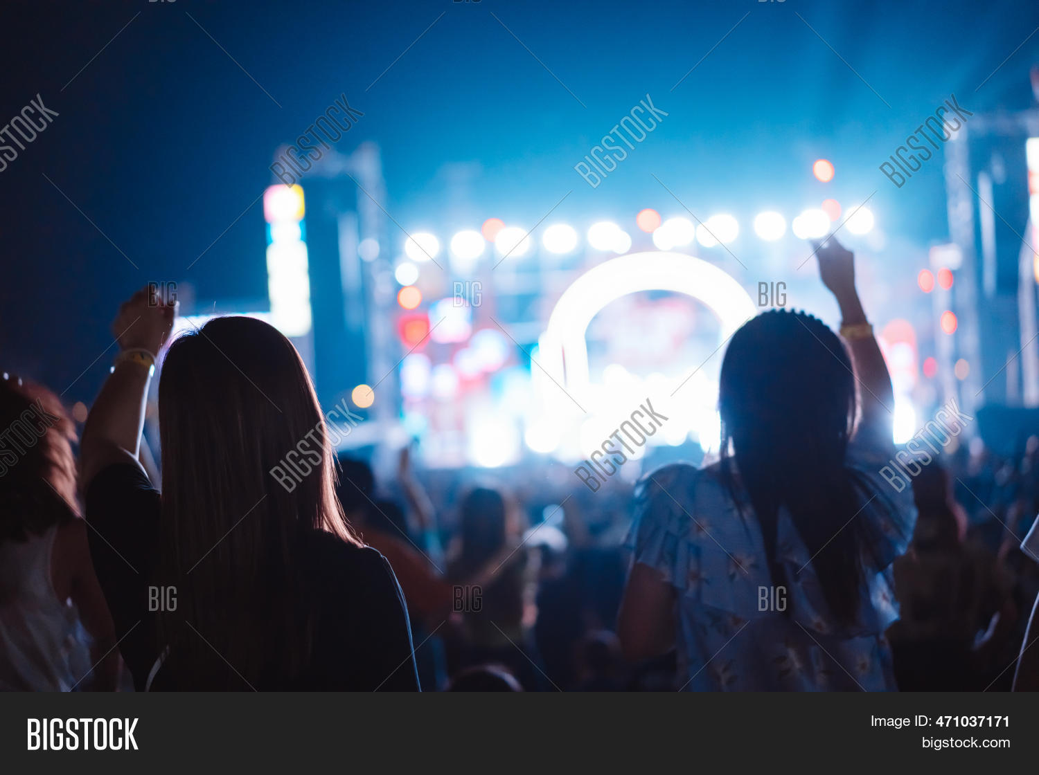 Crowd Hands Concert Image & Photo (Free Trial) | Bigstock