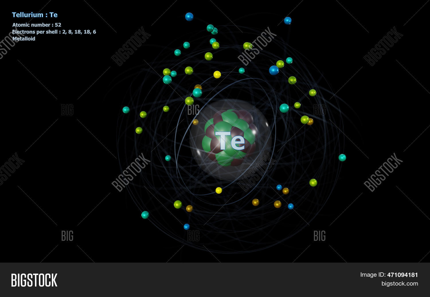 3d Illustration Atom Image & Photo (Free Trial) | Bigstock