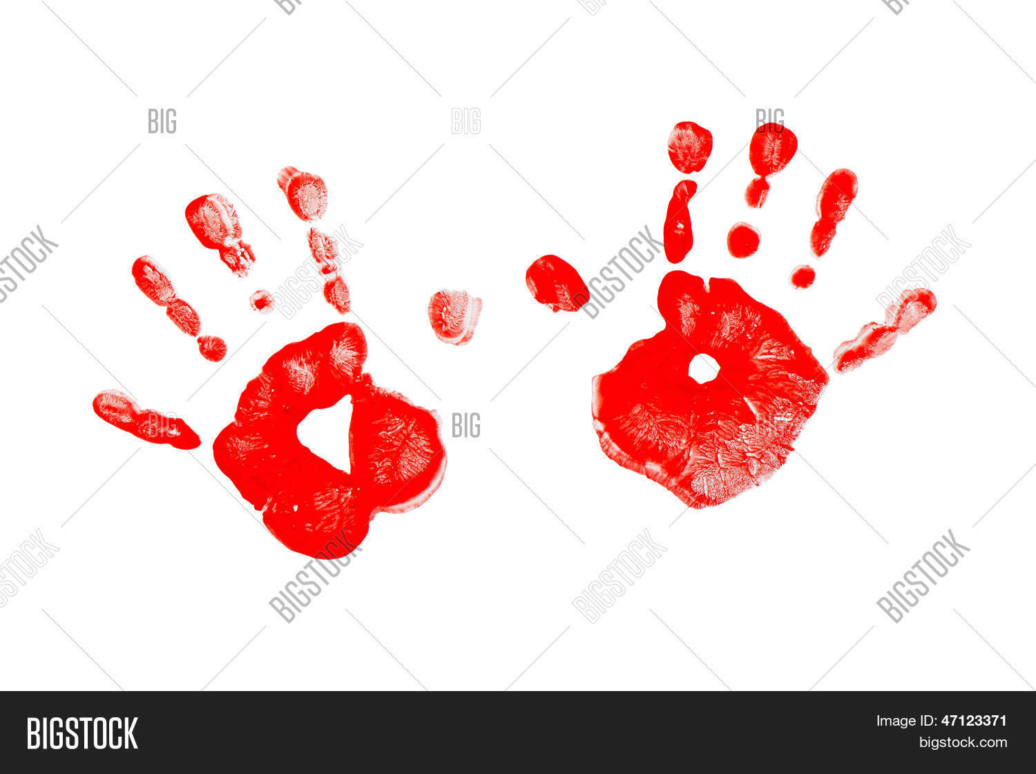 Imagen y foto Rojas Huellas De (prueba gratis) | Bigstock