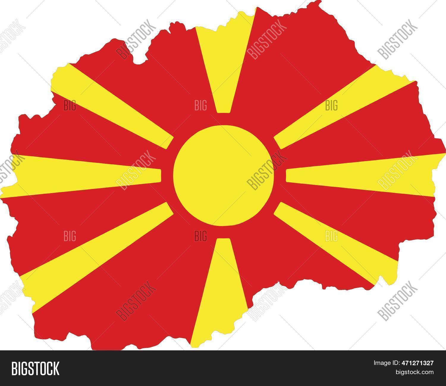 North Macedonia Map On Image & Photo (Free Trial) | Bigstock