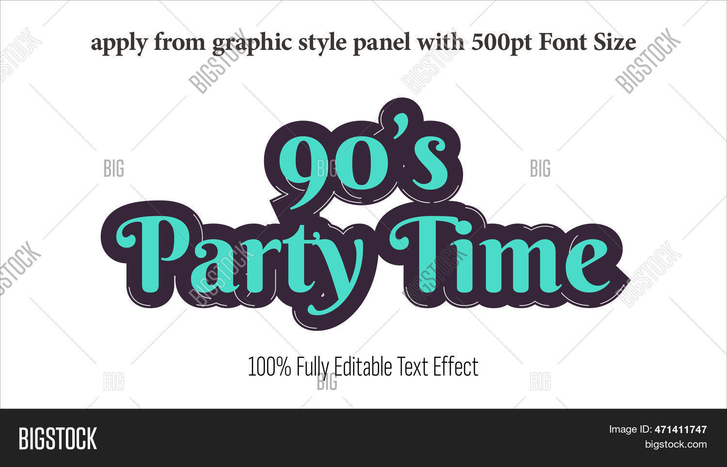 90S Party Time - Vector & Photo (Free Trial) | Bigstock