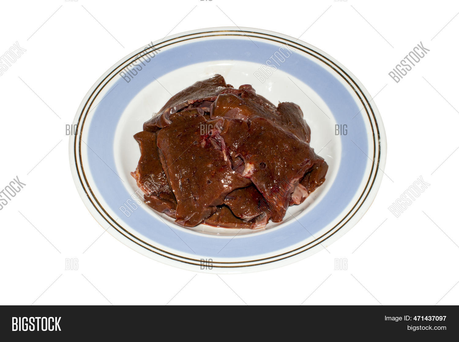 Raw Beef Liver On Image & Photo (Free Trial) | Bigstock