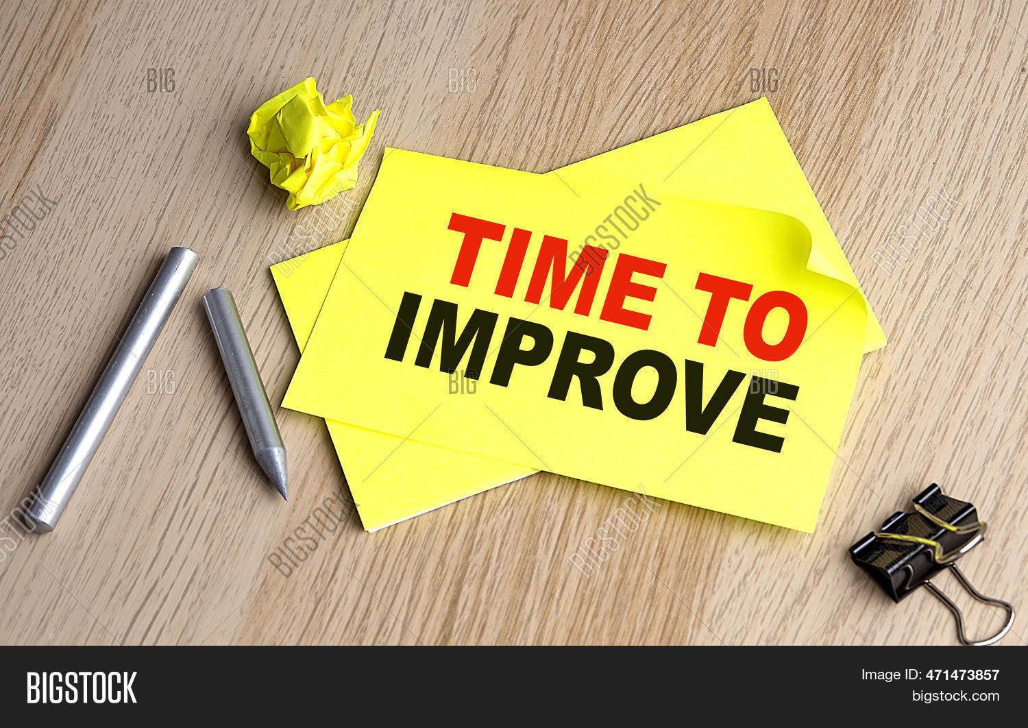 Time Improve Written Image & Photo (Free Trial) | Bigstock