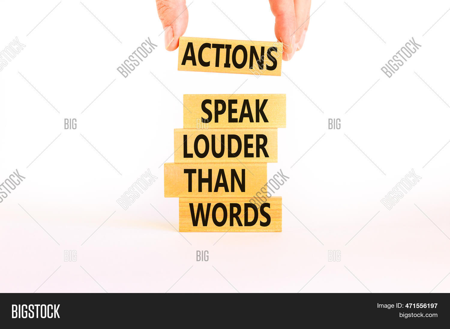 Actions Speak Louder Image & Photo (Free Trial) | Bigstock