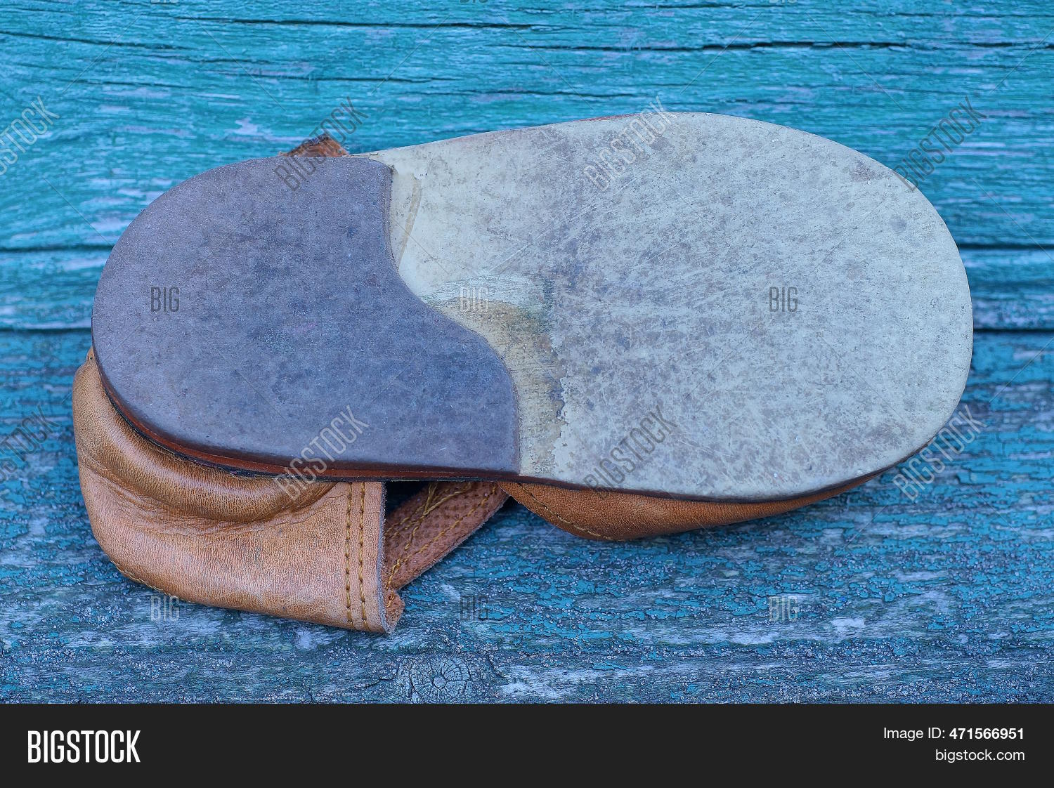 One Gray Sole Brown Image & Photo (Free Trial) | Bigstock