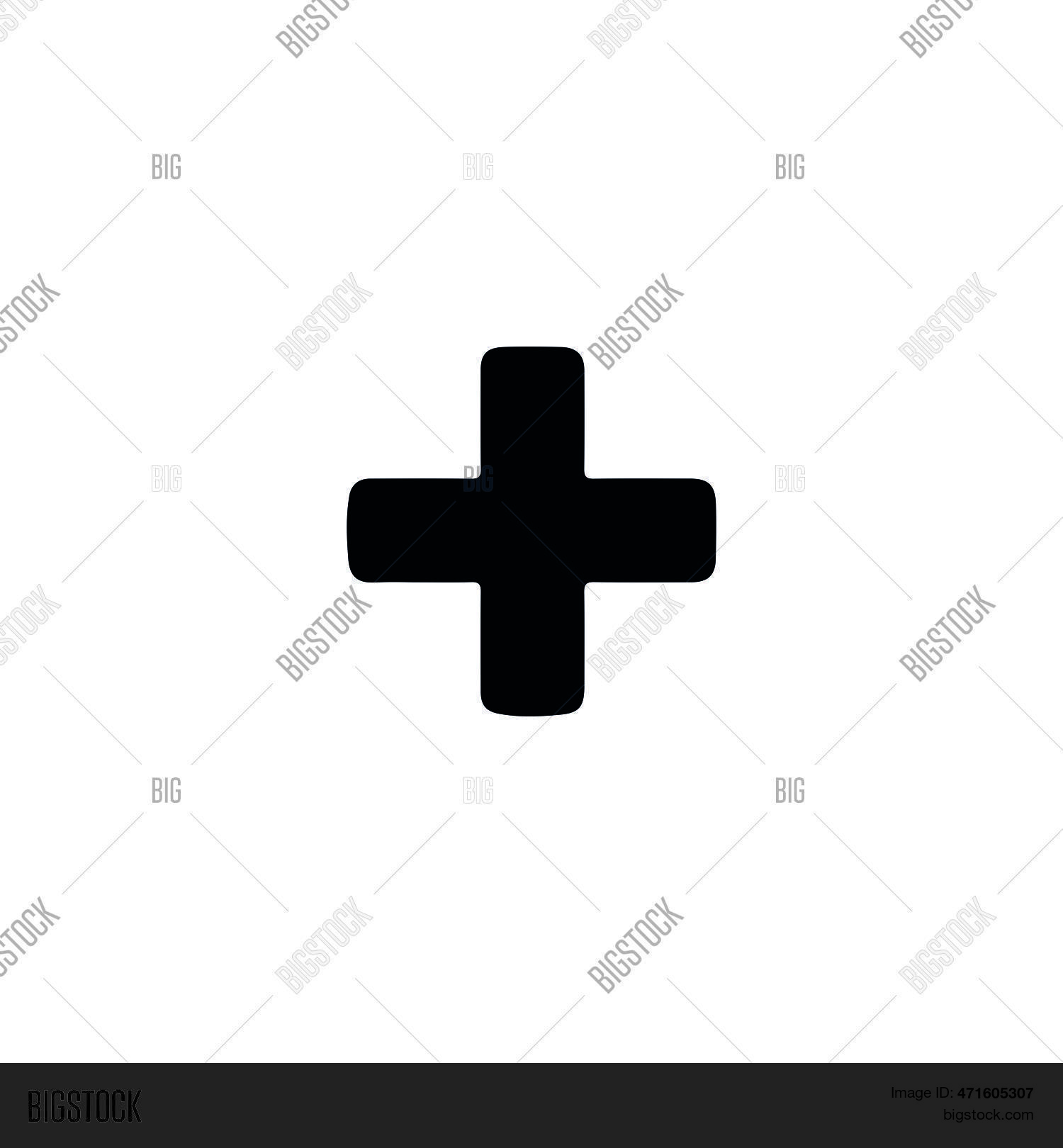 Add Button. Add Icon Vector & Photo (Free Trial) | Bigstock