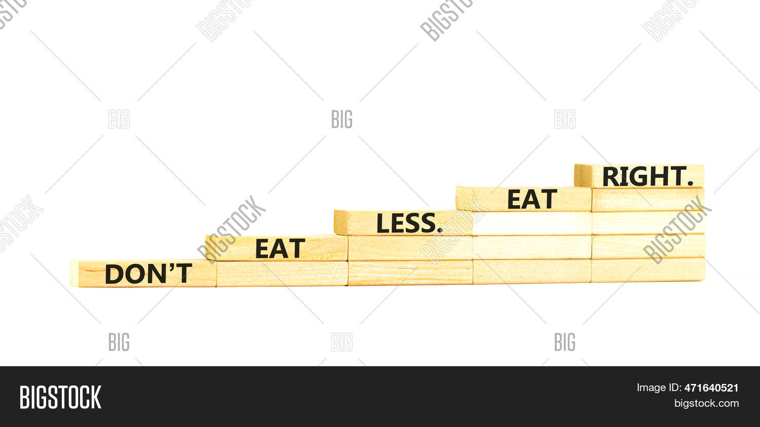 Eat Less Right Symbol Image & Photo (Free Trial) | Bigstock