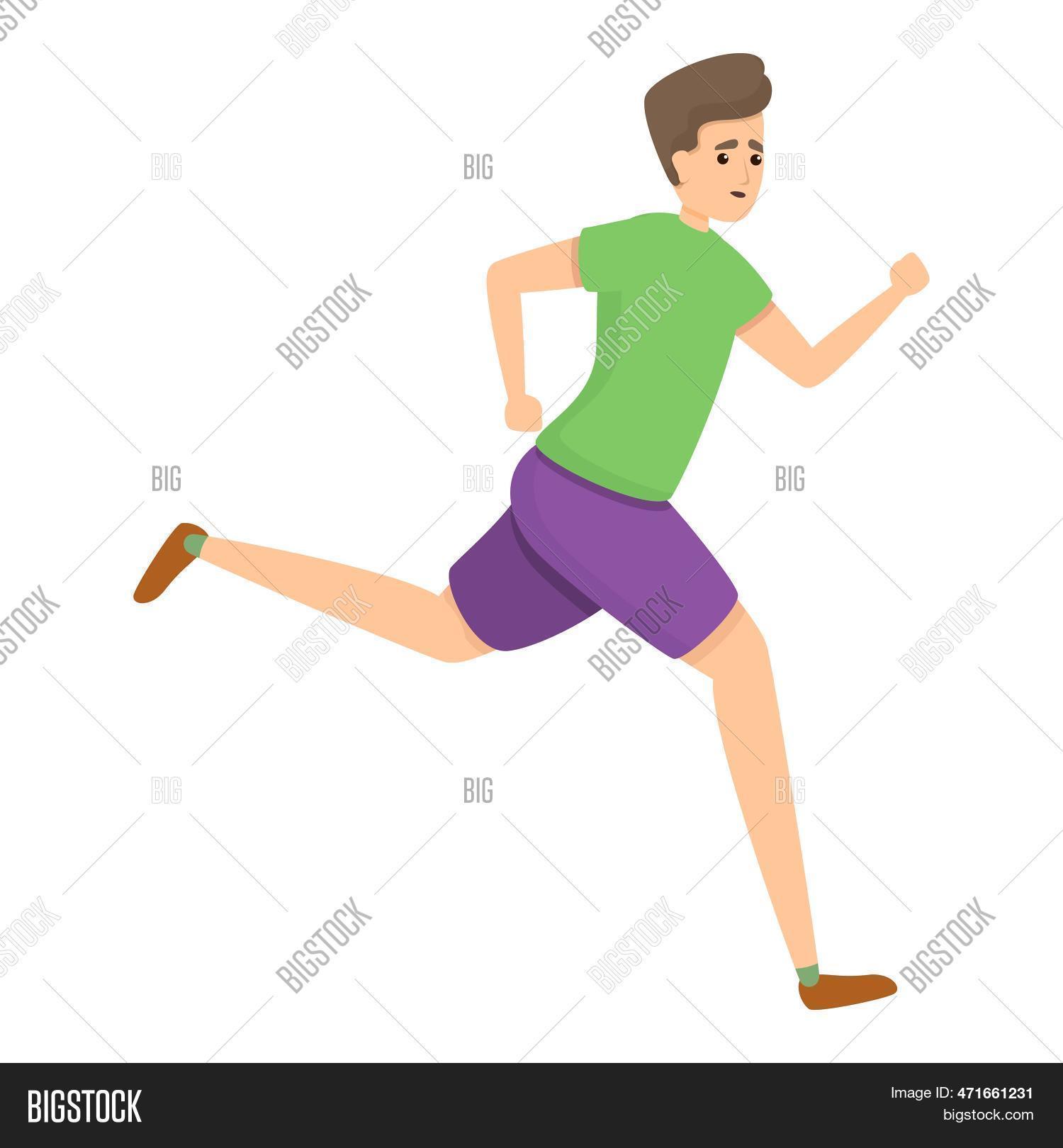 Boy Running Icon. Image & Photo (Free Trial) | Bigstock