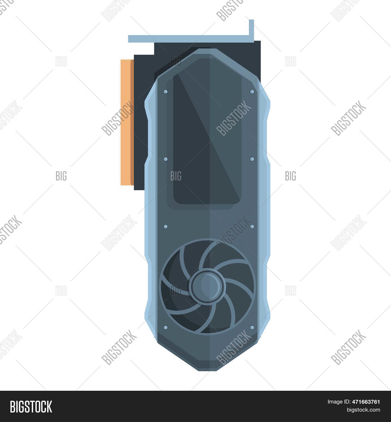 Vga Card Icon. Cartoon Image & Photo (Free Trial) | Bigstock