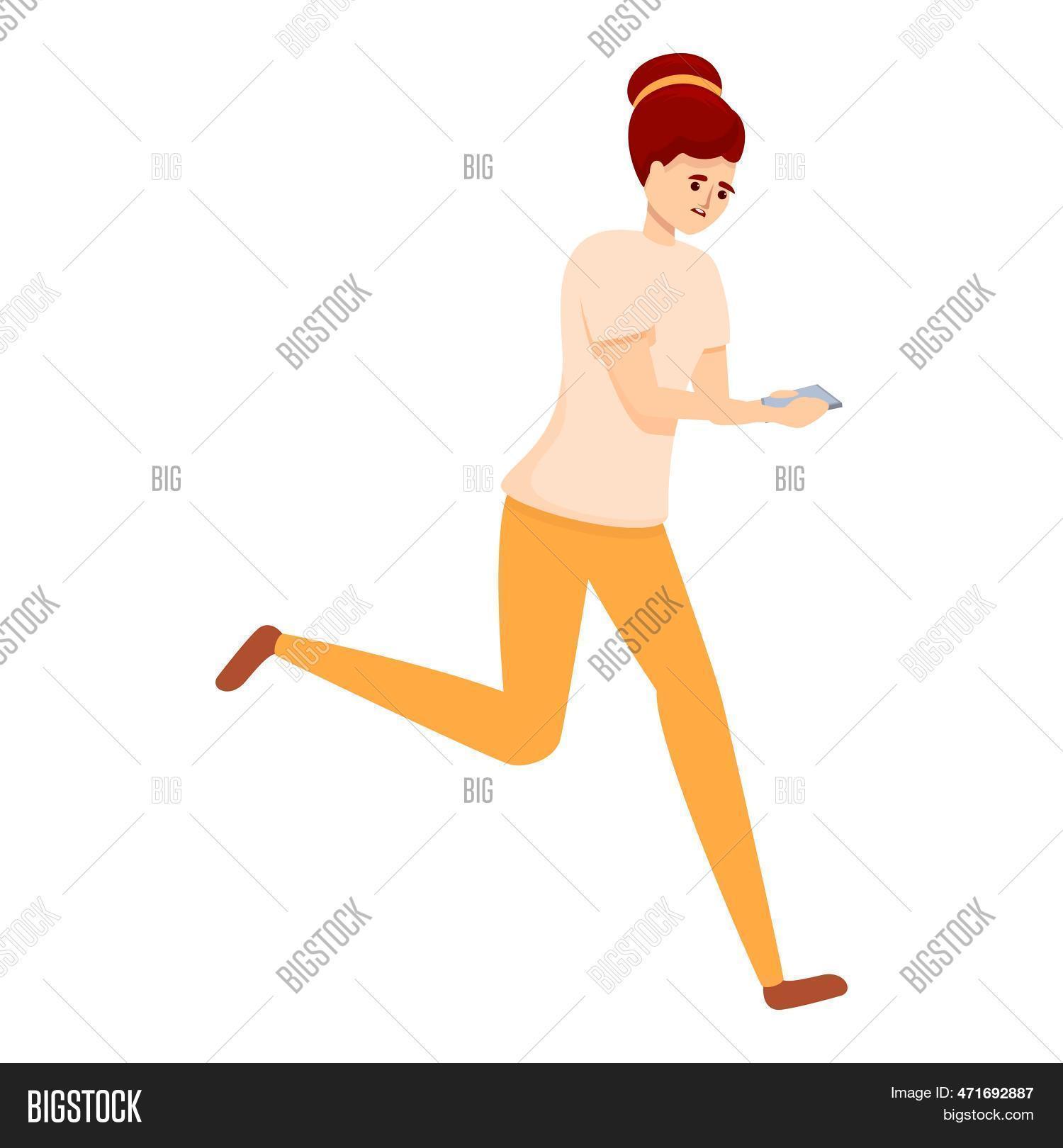 Running Woman Rush Job Image & Photo (Free Trial) | Bigstock