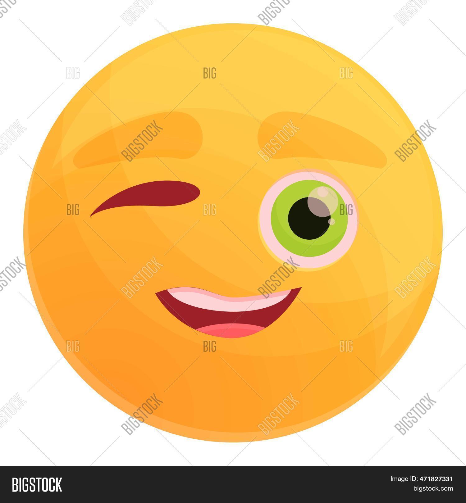 Winking Emoticon Icon Image & Photo (Free Trial) | Bigstock