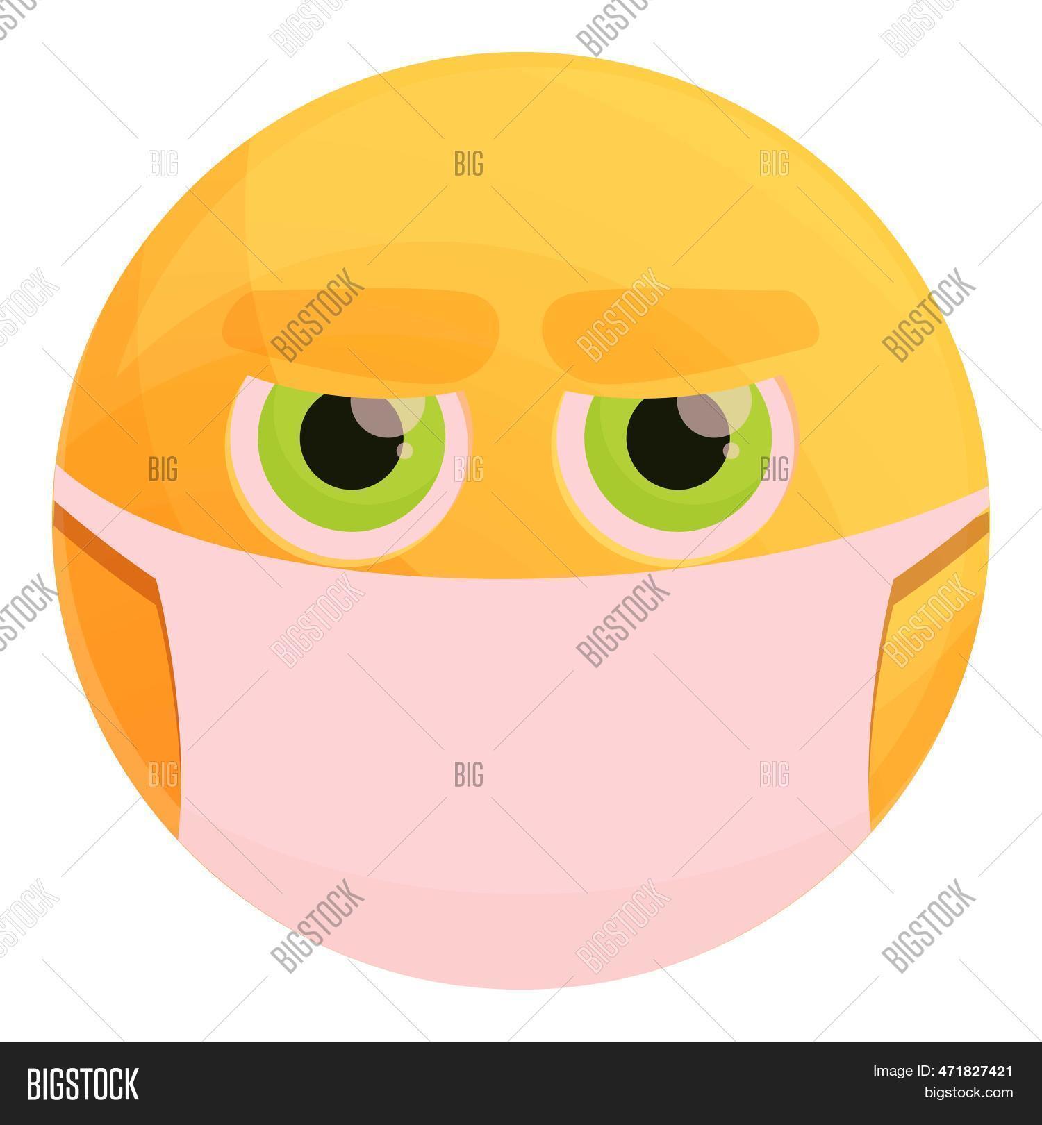 Masked Emoticon Icon. Image & Photo (Free Trial) | Bigstock