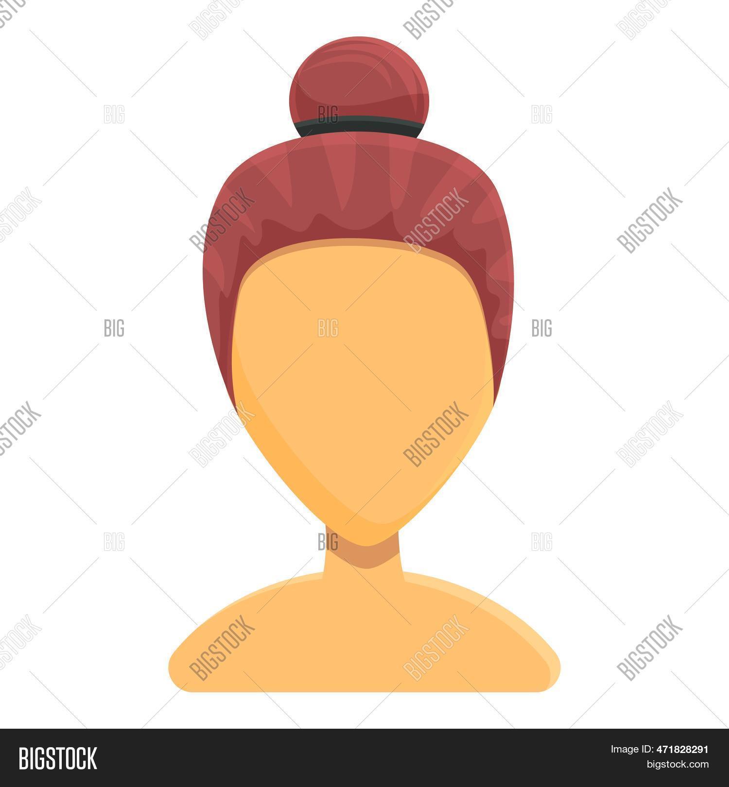 Hairstyle Bun Icon. Image & Photo (Free Trial) | Bigstock