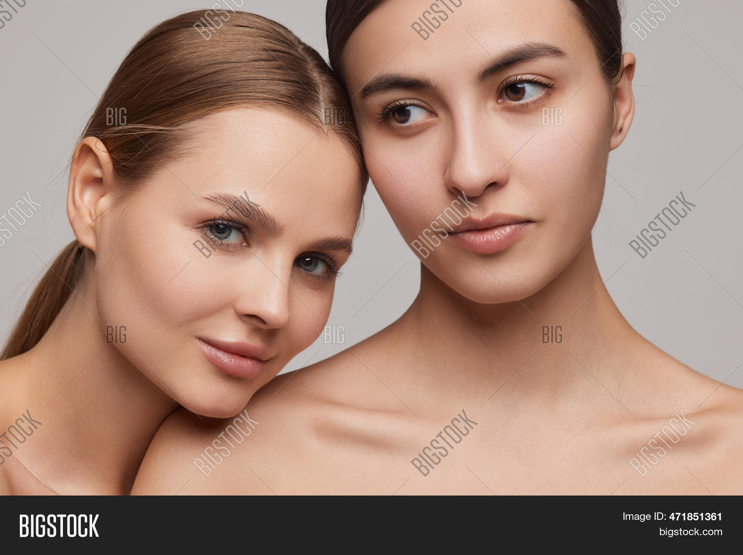 Closeup Portrait Two Image & Photo (Free Trial) | Bigstock