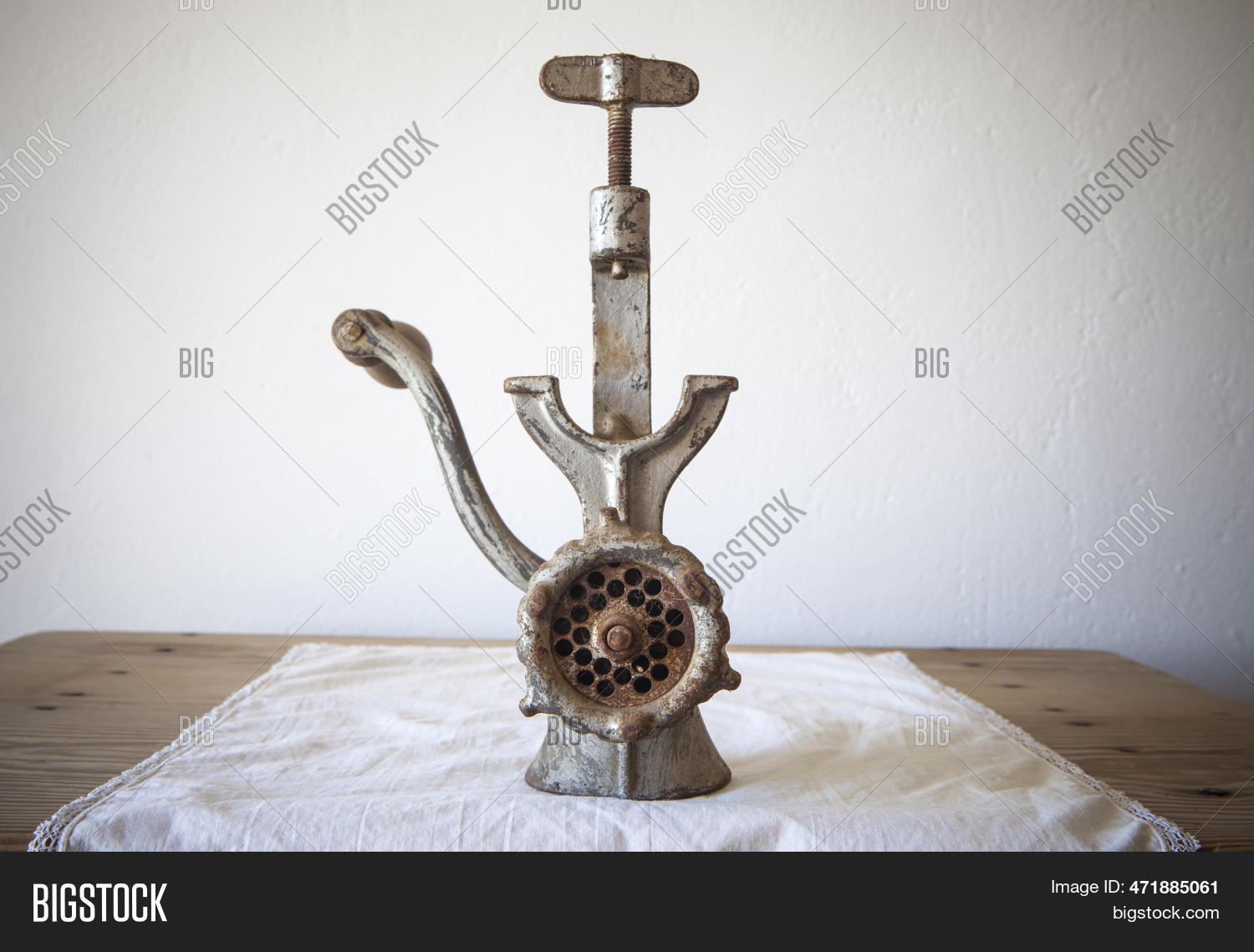 Old Manual Mincer Used Image & Photo (Free Trial) | Bigstock