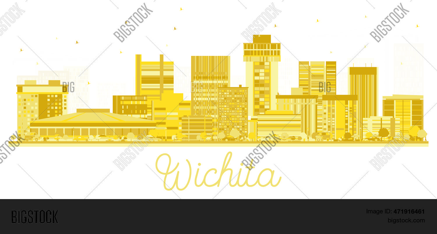 Wichita Kansas City Vector & Photo (Free Trial) | Bigstock