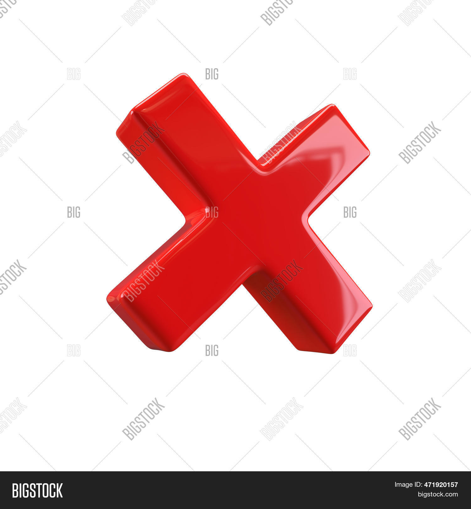 Red Rejection Icon Image & Photo (Free Trial) | Bigstock