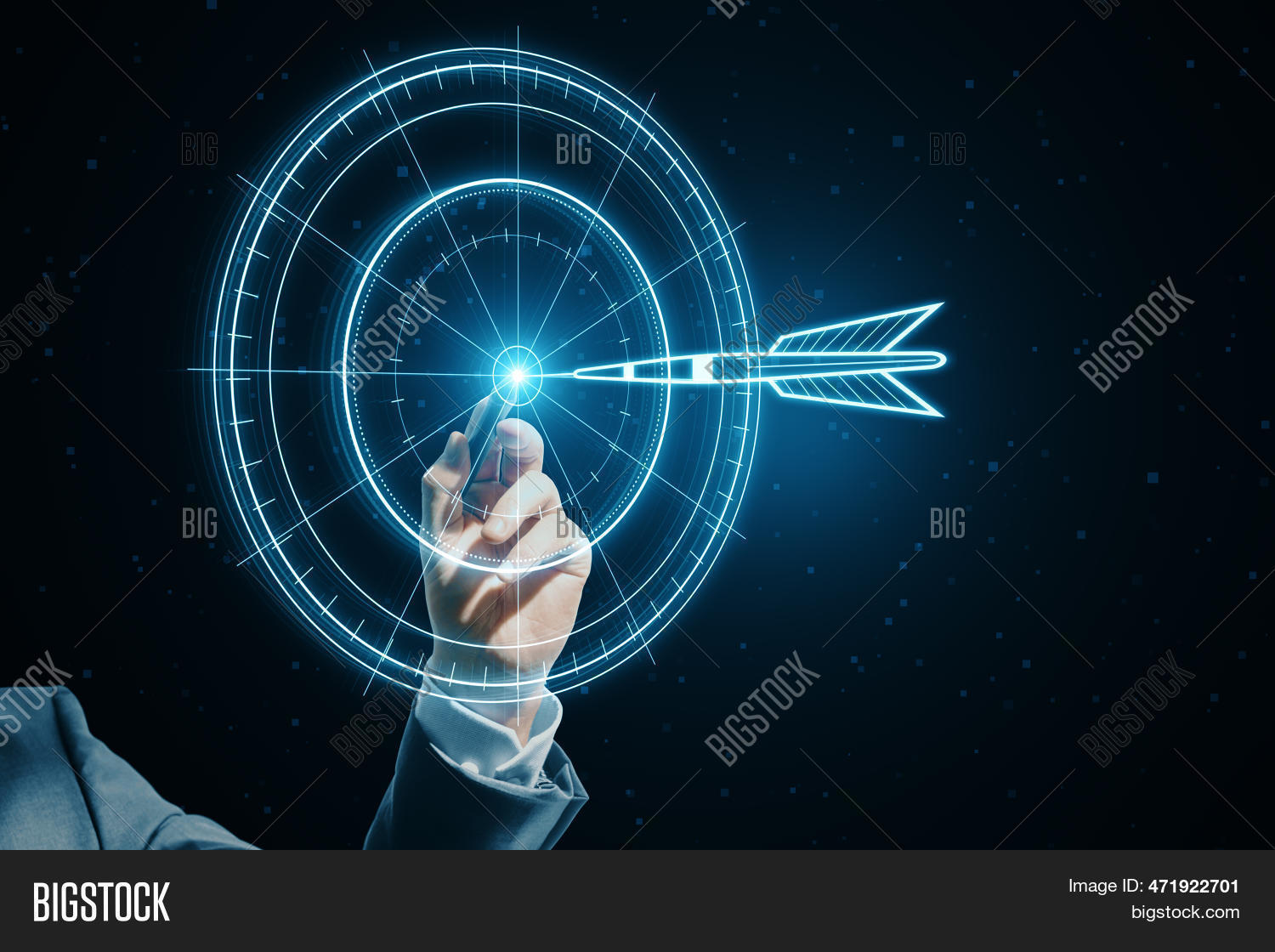 Target Concept Glowing Image & Photo (Free Trial) | Bigstock