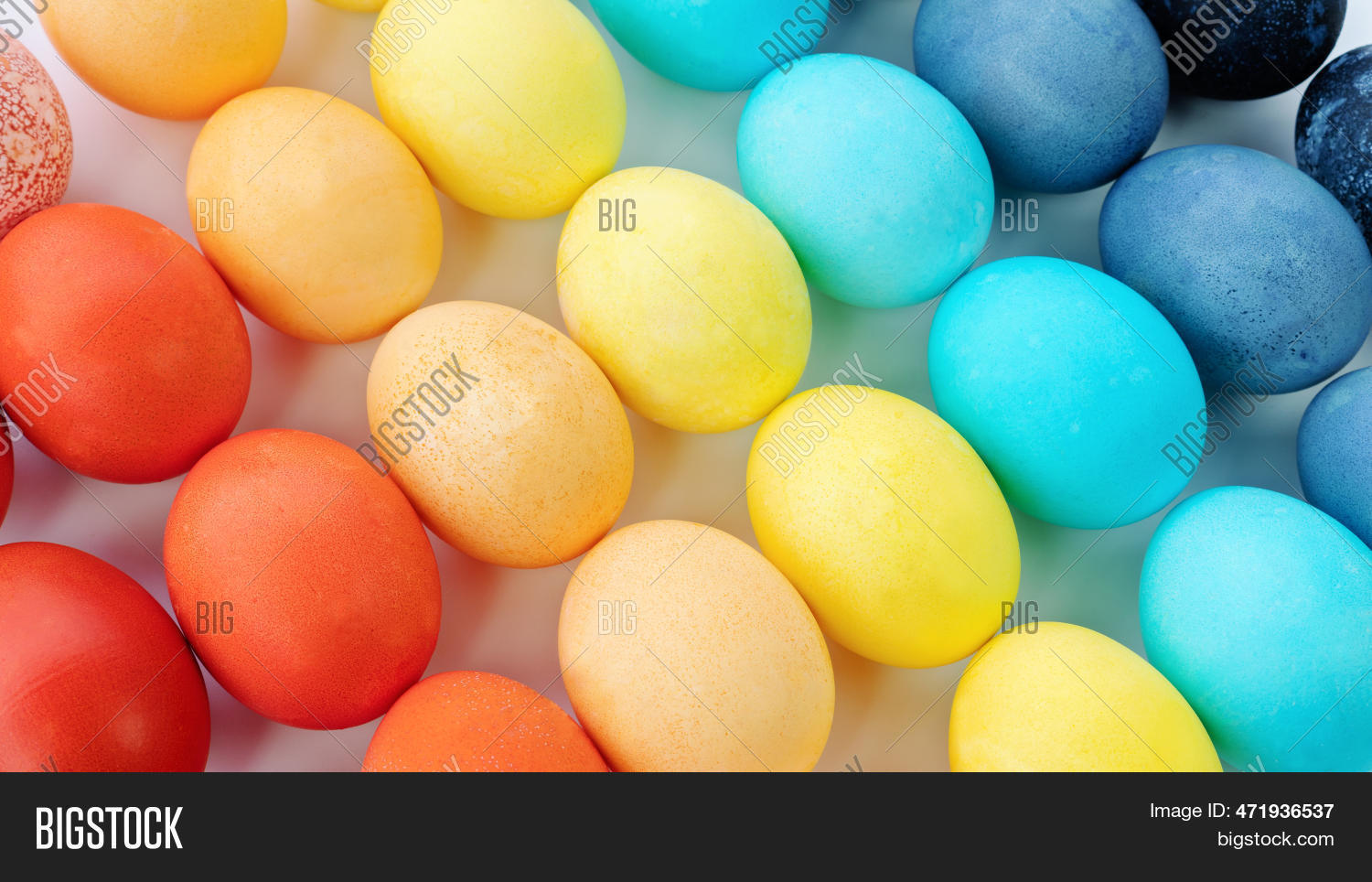 Easter Rainbow Colored Image & Photo (Free Trial) | Bigstock